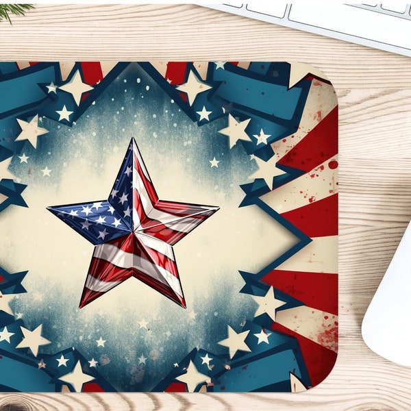 Mouse Pads American Flag - Etsy