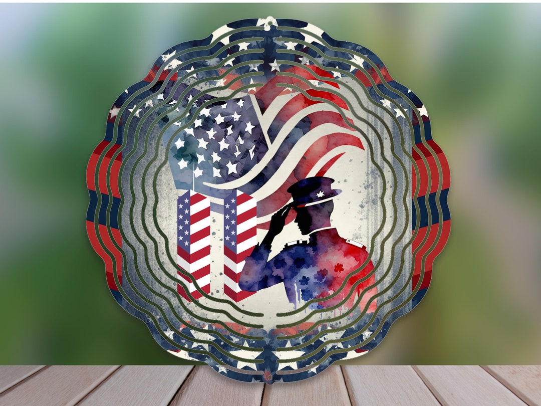 Never Forget Wind Spinner Sublimation Design, Patriot Day Wind Spinner ...