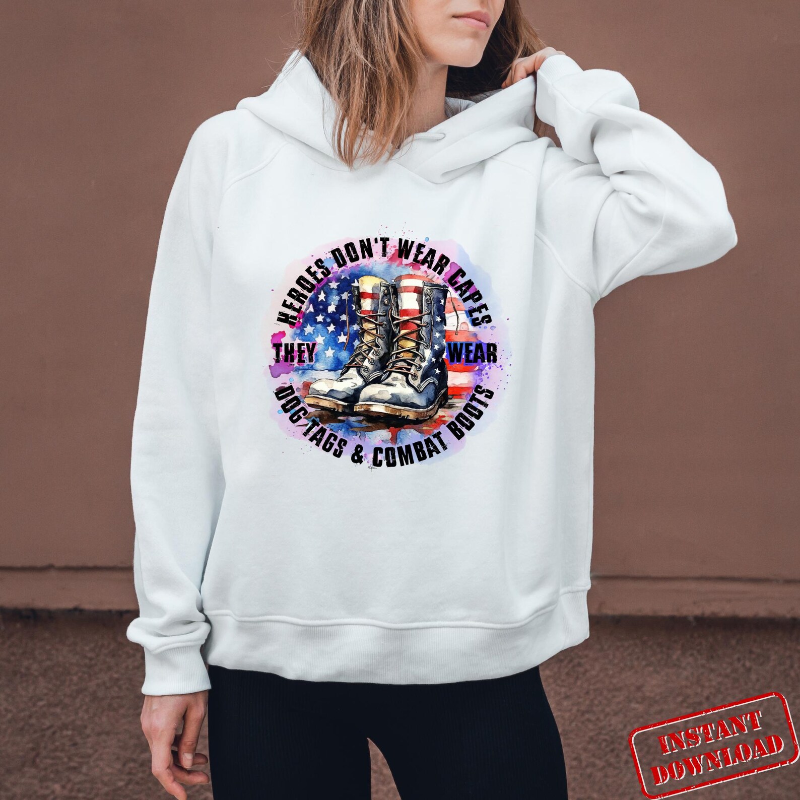 Veterans Day Png Sublimation Designs Downloads, Heroes Don't Wear Capes ...