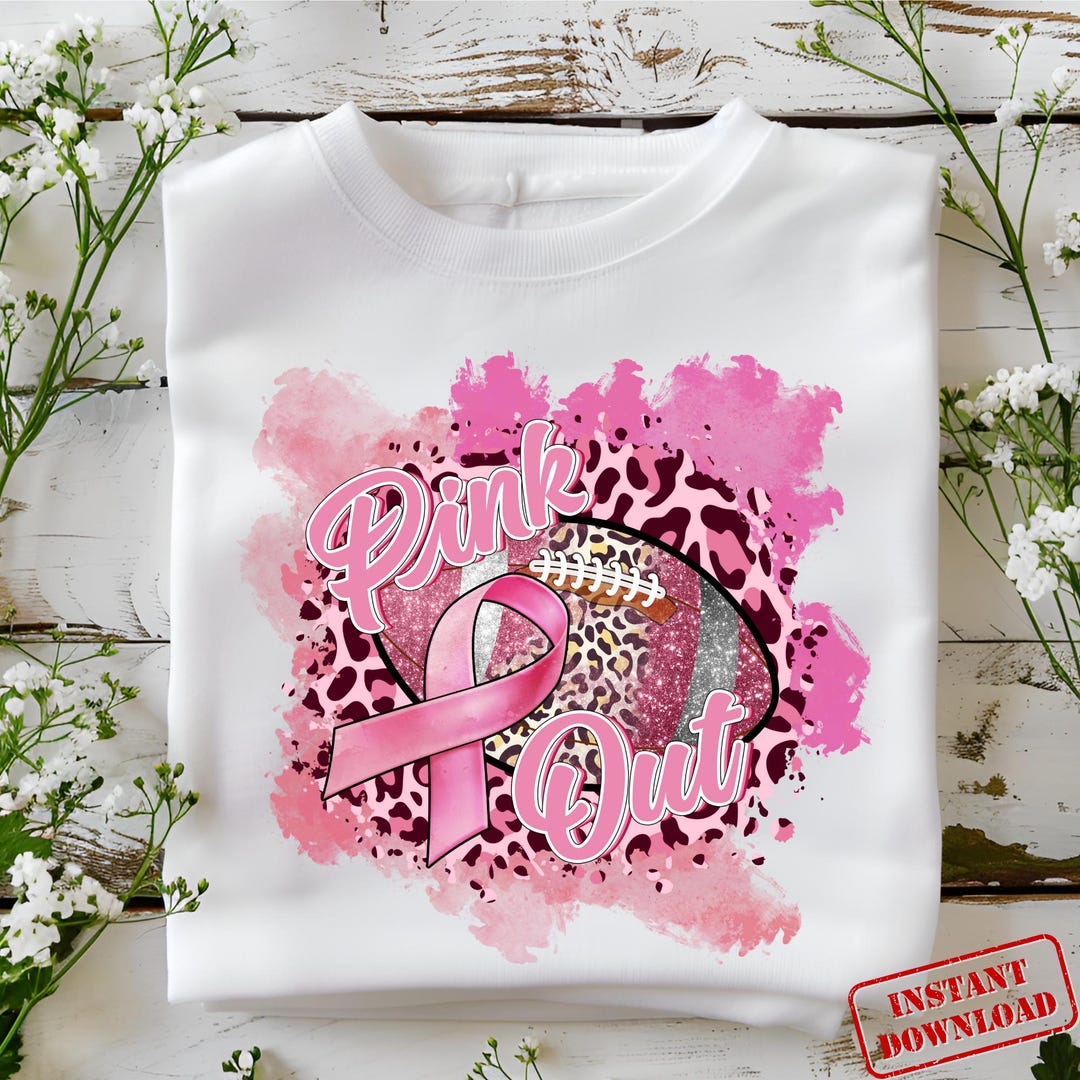 Pink Out Cancer Awareness Png, Pink Out PNG Sublimation Designs ...