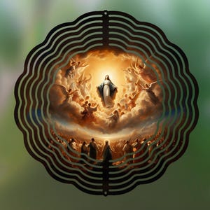 Assumption of Mary Wind Spinner Sublimation Design (PNG Digital ...