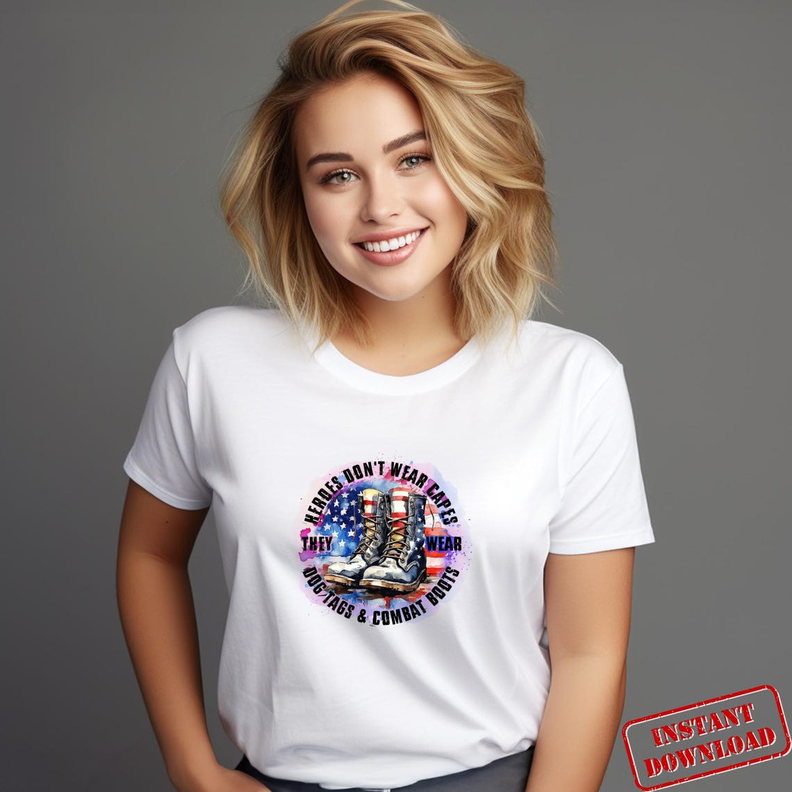 Veterans Day Png Sublimation Designs Downloads, Heroes Don't Wear Capes ...