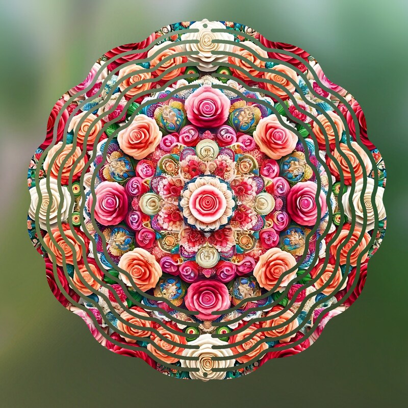 Rose Mandala - Etsy