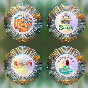 Bundle 20 File for Hello Summer Wind Spinner Sublimation Design, 20 PNG ...