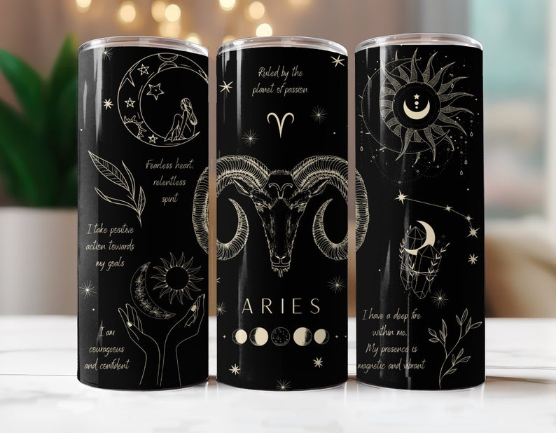 Zodiac Tumbler Bundle for 20oz Tumblers, Astrology Bundle, Affirmation ...