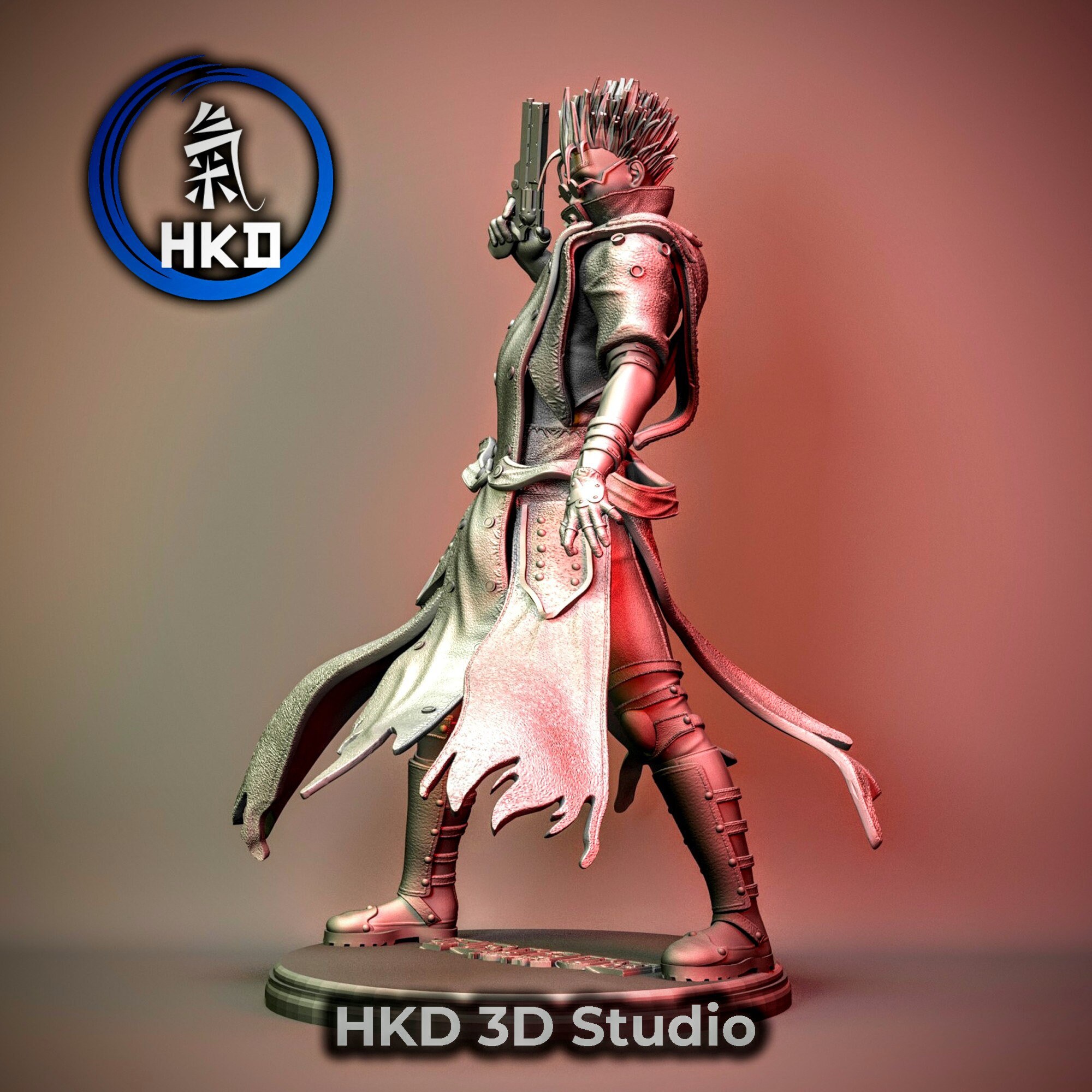 Vash the Stampede STL Model STL File 3D Printable Model - Etsy