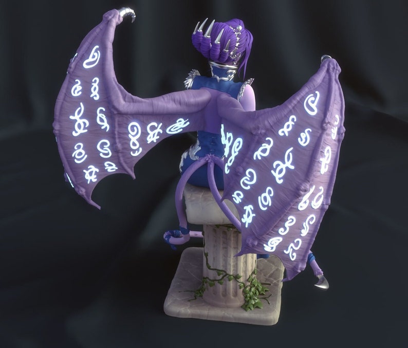 Nocticula the Redeemer Queen STL Model STL File 3D Printable Model - Etsy