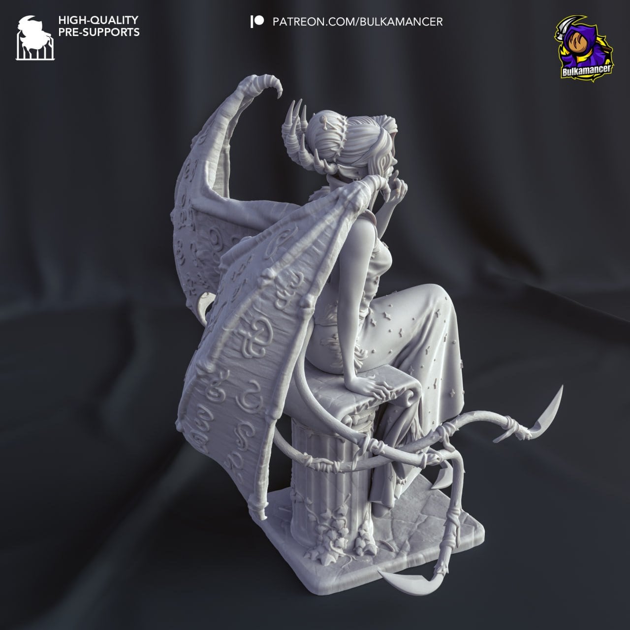 Nocticula the Redeemer Queen STL Model STL File 3D Printable - Etsy