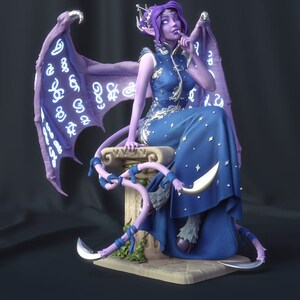 Nocticula the Redeemer Queen STL Model STL File 3D Printable Model - Etsy
