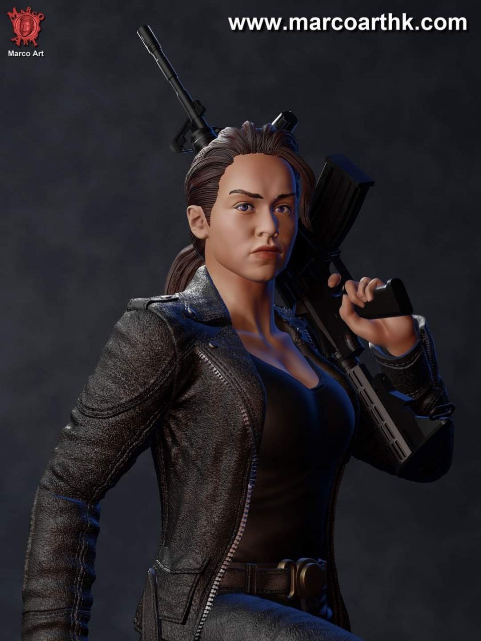 Terminator Sarah STL Model STL File 3D Printable Model - Etsy