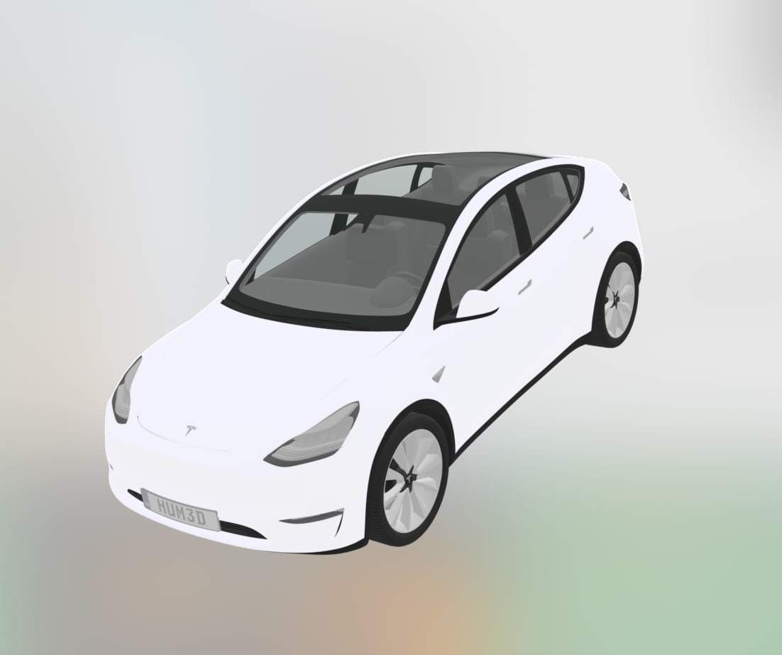 Tesla Model Y STL Model STL File 3D Printable Model - Etsy