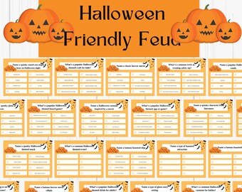 Halloween Feud, Halloween Family Feud, Halloween Family Feud Questions ...