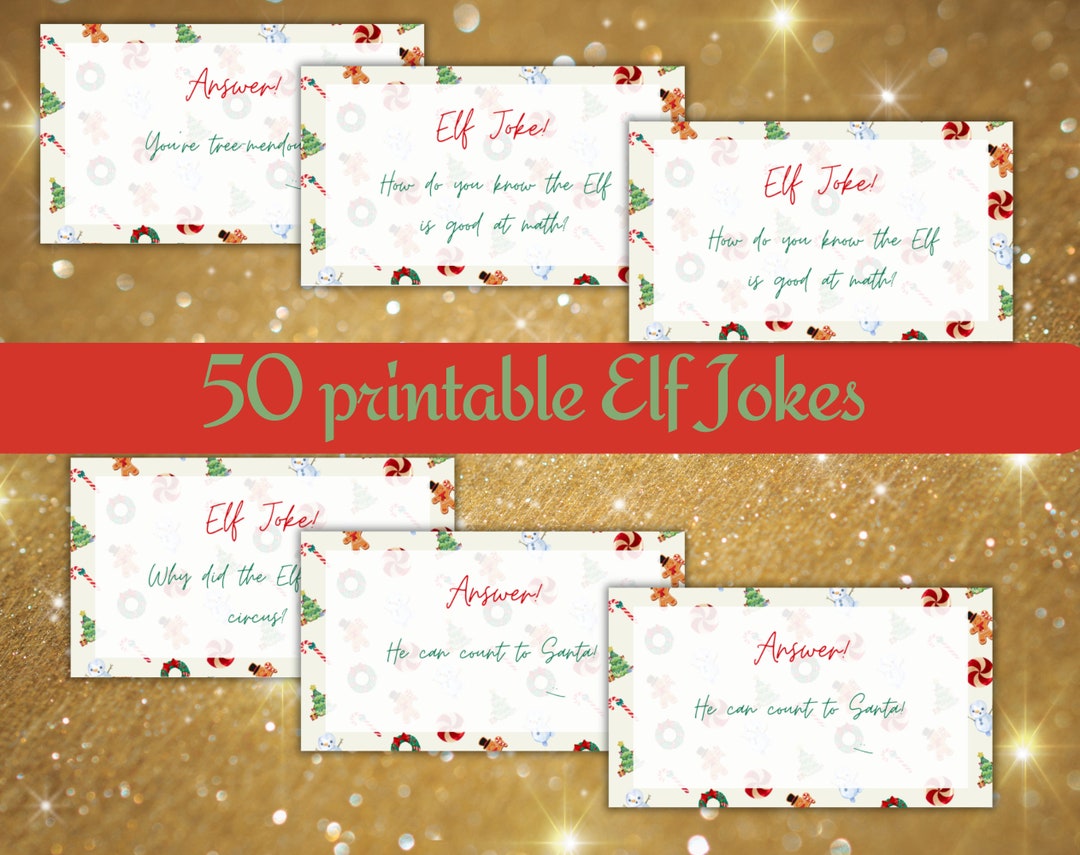 Elf Jokes, Elf Kit, Lunchbox Jokes, Lunch Box Jokes, Elf Letter, Elf ...