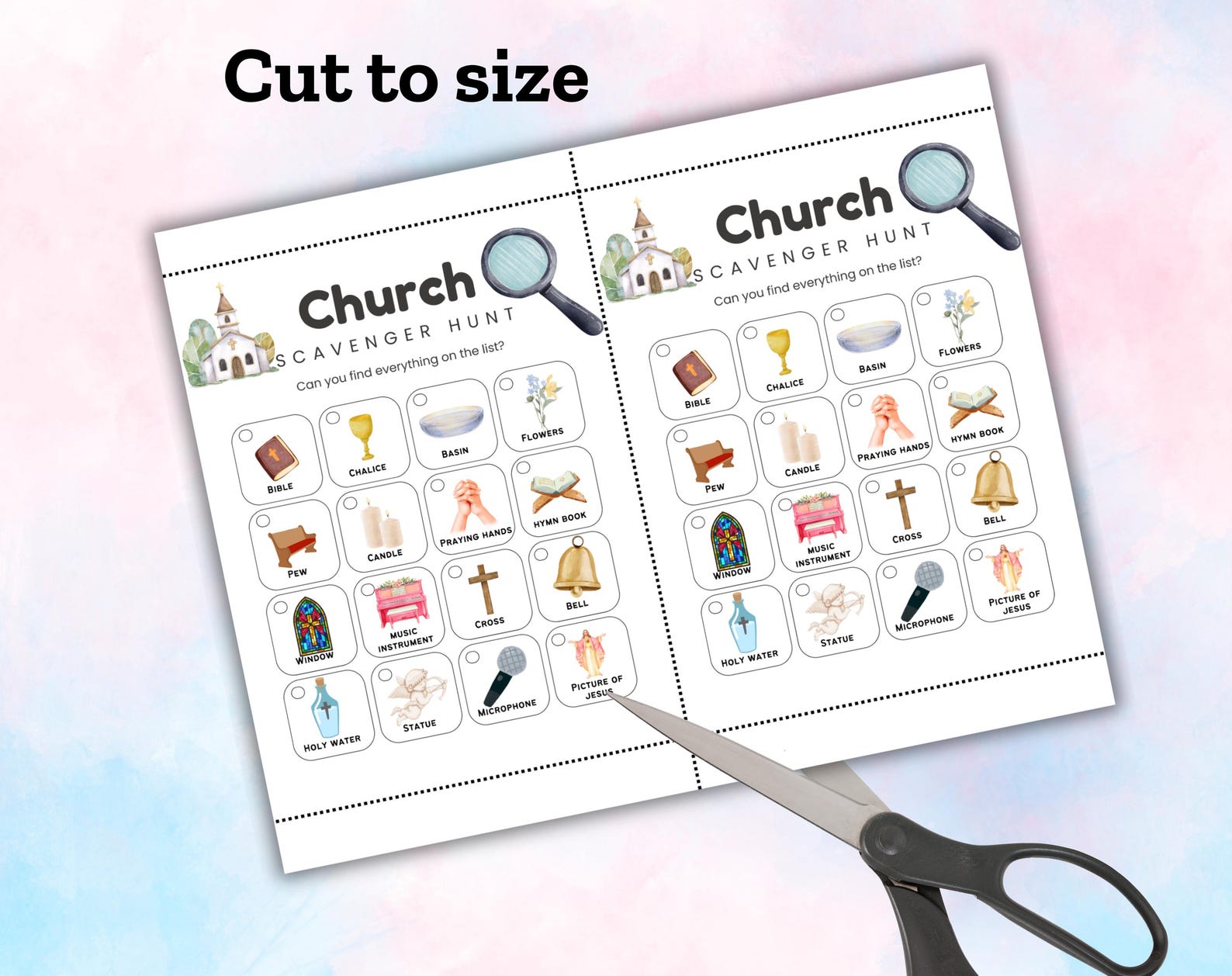 Church Scavenger Hunt, Scavenger Hunt, Bible Games, Church Games ...