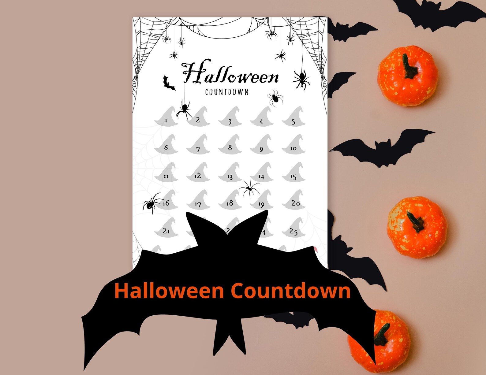 Halloween Countdown, Days Until Halloween, Halloween Decoration ...