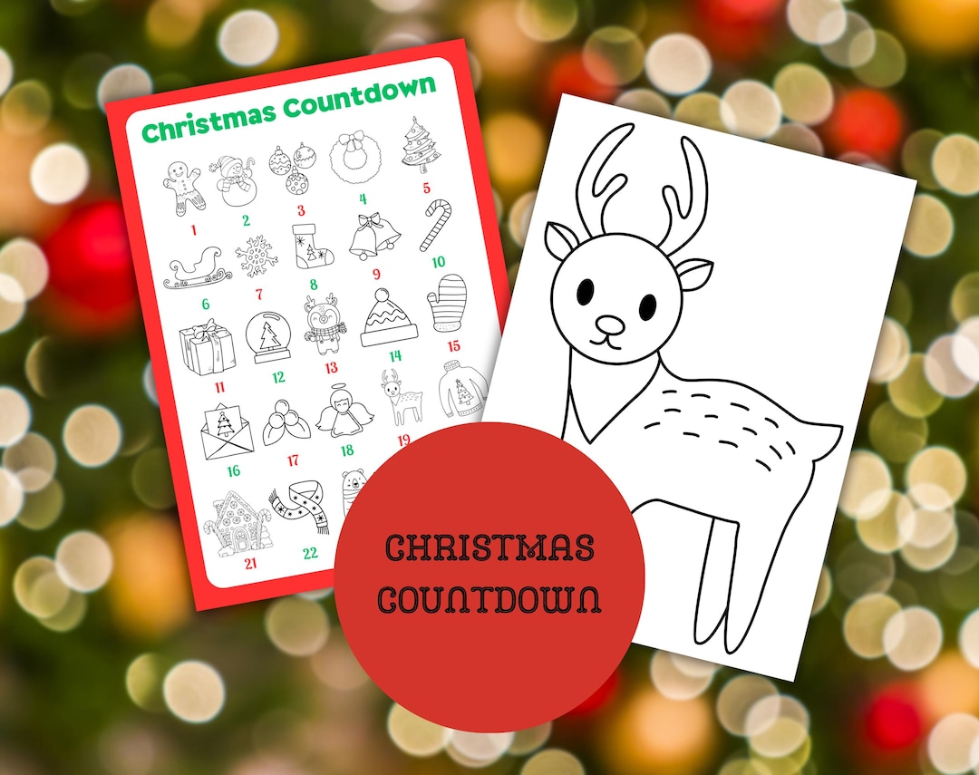 Christmas Countdown, Christmas Countdown Calendar, Countdown Calendar ...