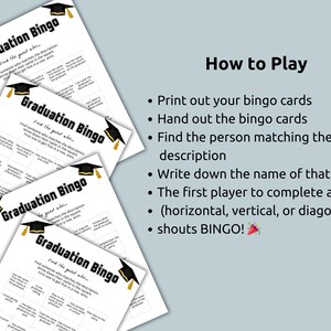 Graduation Bingo, Graduation Games, College Graduation, 2025 Graduation ...