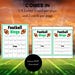 Football Bingo Printable Game | 30 Unique Cards | Fun Super Bowl Party ...