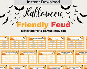 Halloween Feud, Halloween Family Feud, Halloween Family Feud Questions ...