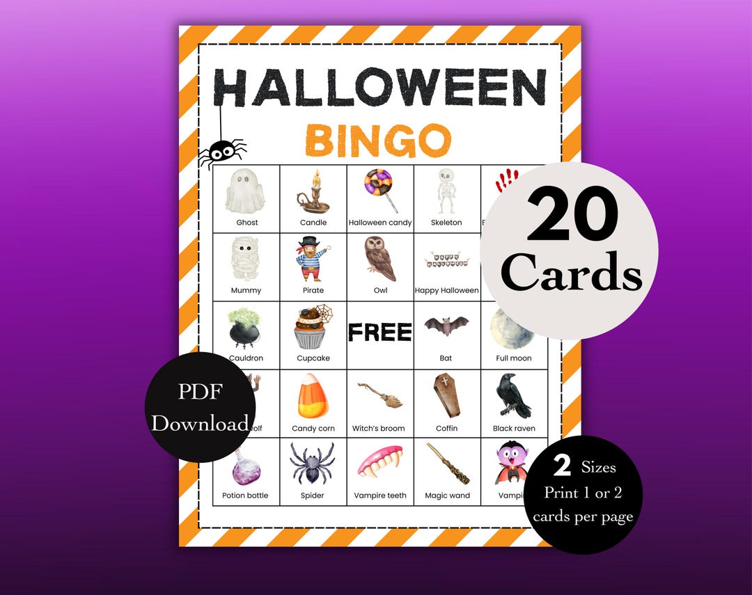 Halloween Bingo, Halloween Games, Halloween Activities, Spooky Game ...