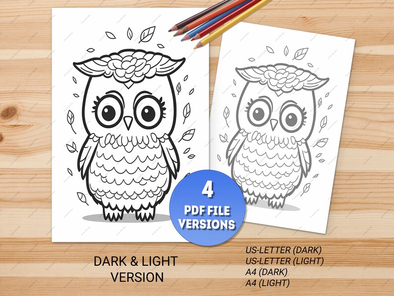 25 Printable Fall Animals Coloring Pages Coloring Book - Etsy