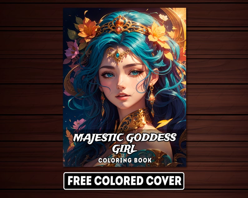 30 Printable Goddess Coloring Pages, Coloring Book, Fantasy, Adults ...