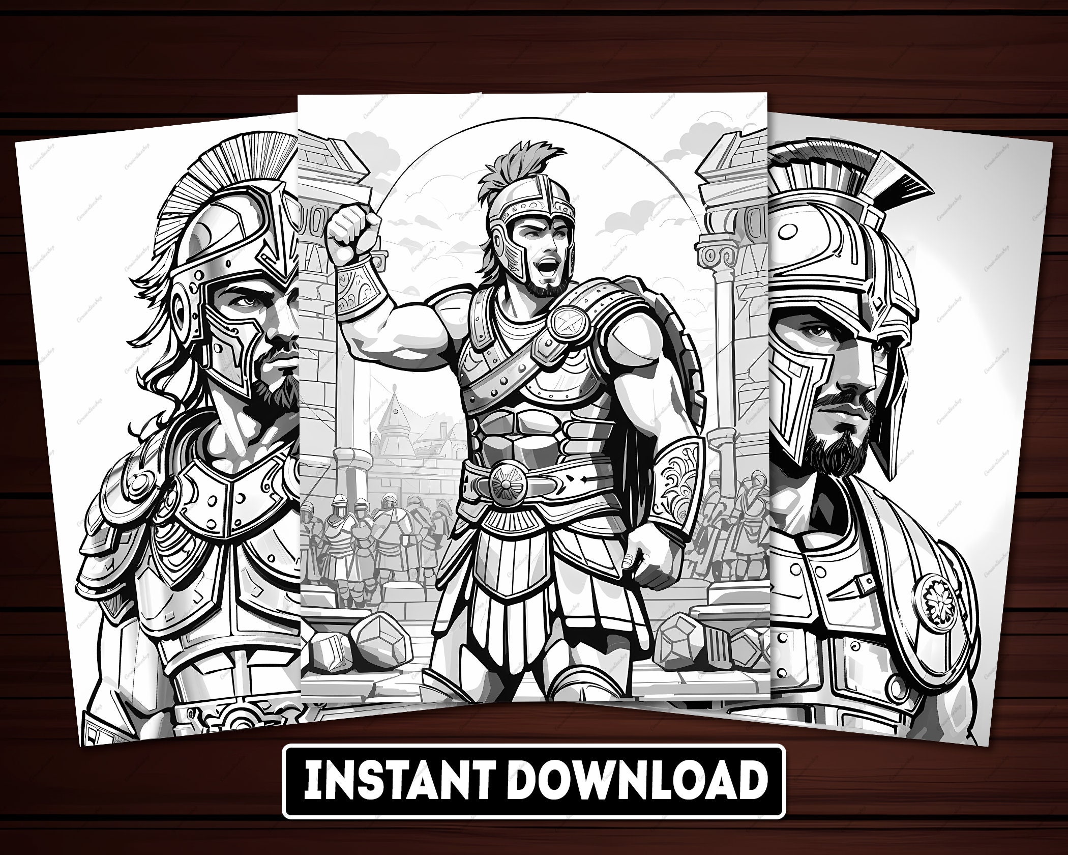 34 Brave Gladiator Coloring Pages, Fierce Gladiator Coloring Book for ...