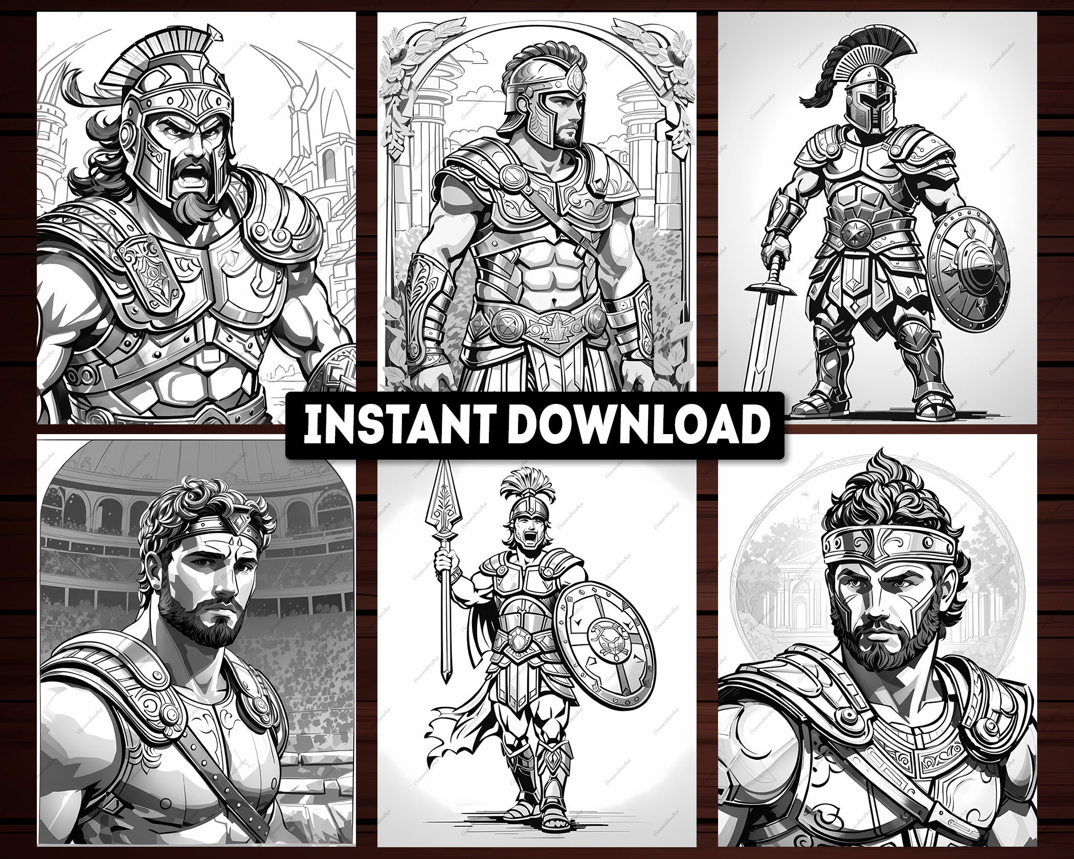 34 Brave Gladiator Coloring Pages, Fierce Gladiator Coloring Book for ...