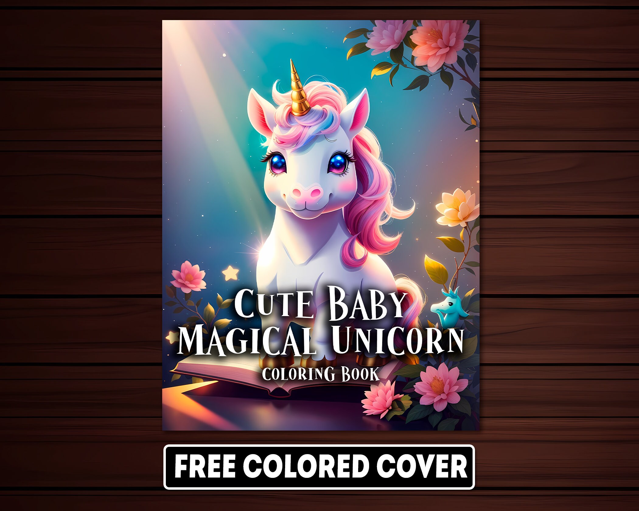 40 Cute Baby Unicorn Coloring Pages, Magical Unicorn Coloring Book ...
