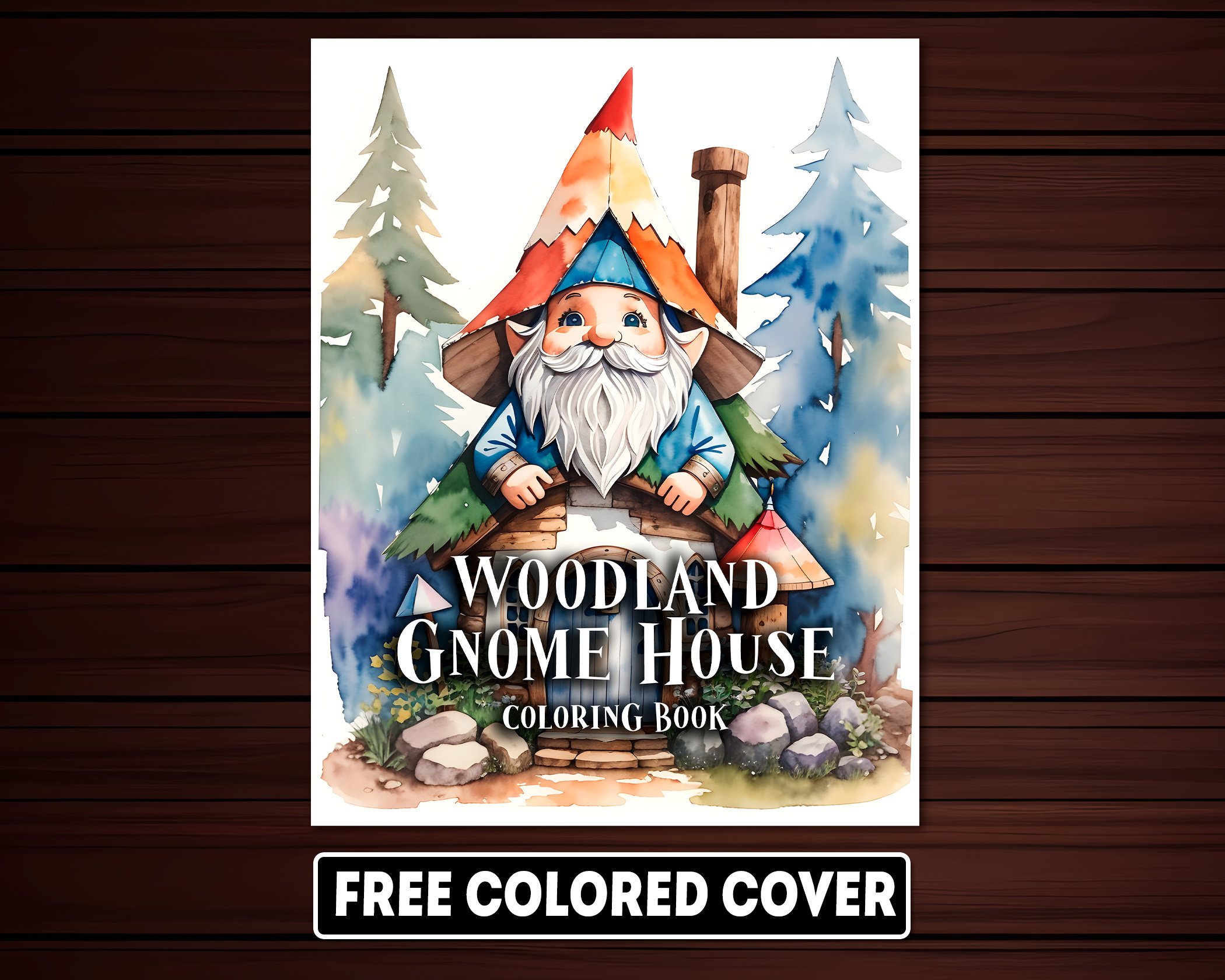 24 Printable Gnome House Coloring Pages Woodland Fairy House - Etsy