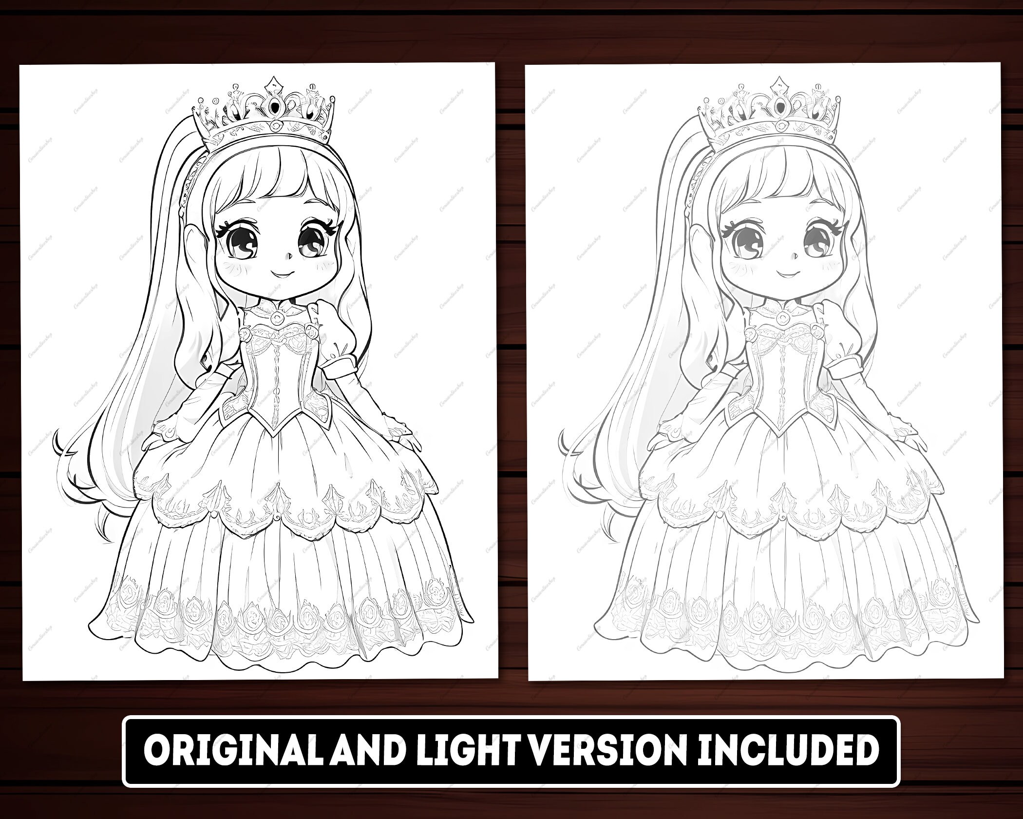 33 Printable Cute Little Princess Coloring Pages, Coloring Book, Kids ...