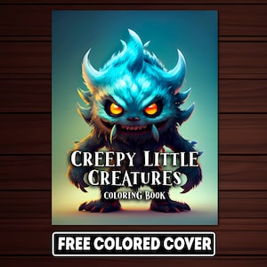 56 Creepy Little Creatures Coloring Pages, Creepy Creatures Coloring ...