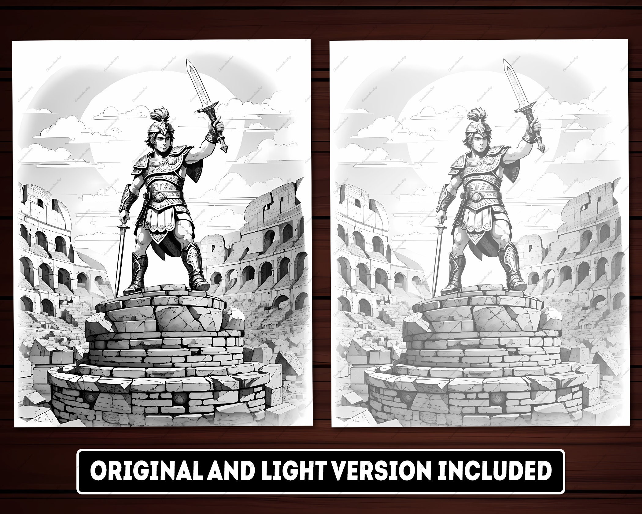34 Brave Gladiator Coloring Pages, Fierce Gladiator Coloring Book for ...