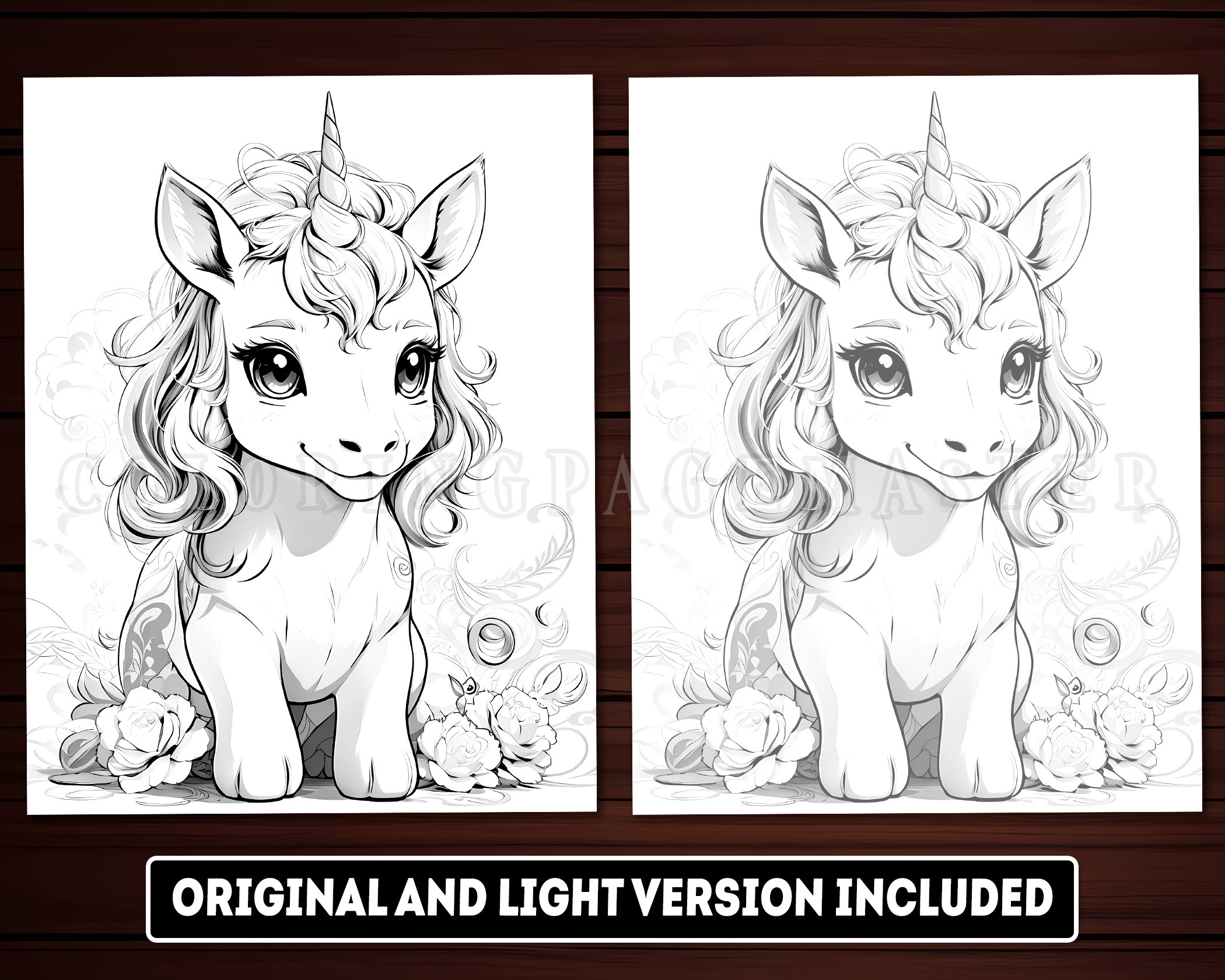 40 Cute Baby Unicorn Coloring Pages, Magical Unicorn Coloring Book ...