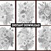 180 Botanical Coloring Pages Bundle, Botanical Coloring Book, Instant ...