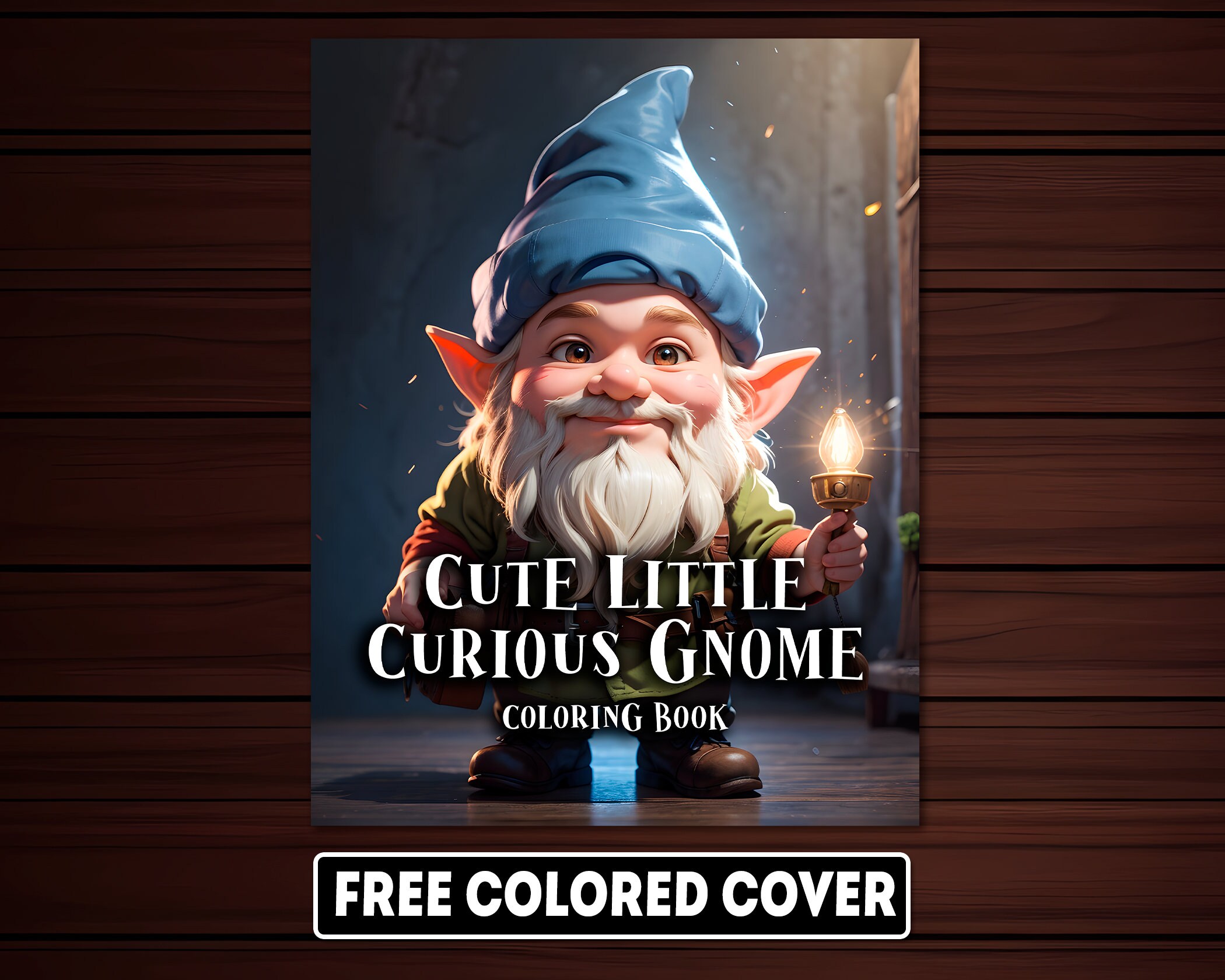 24 Cute Gnomes Coloring Pages, Gnomes Coloring Book, Adults Kids ...