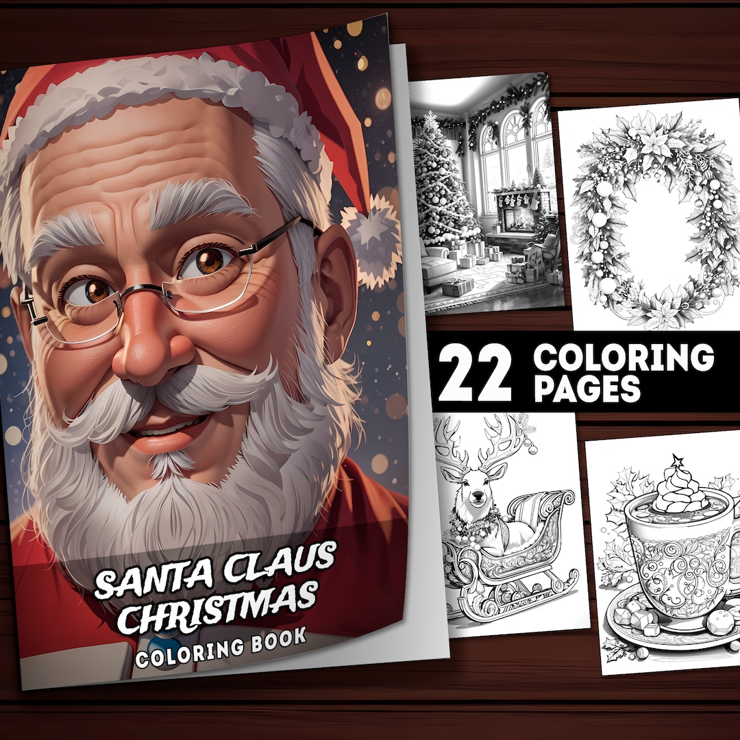 22 Printable Christmas Traditions Coloring Pages, Coloring Book, Adults ...