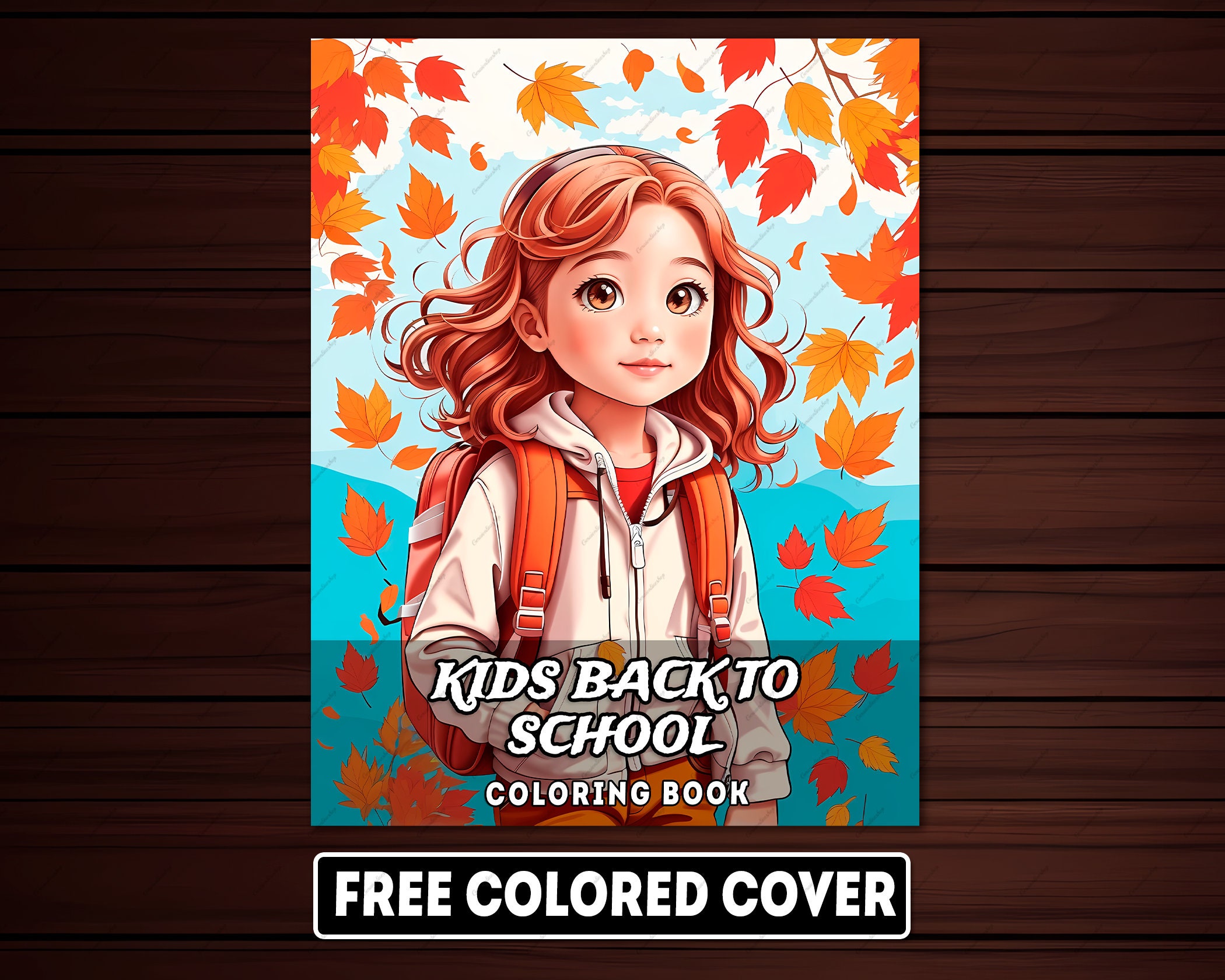 28 Back to School Coloring Pages, Fall Coloring Book, Adults + Kids ...