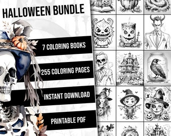 508 Printable Christmas Coloring Pages Mega Bundle, 12 Christmas ...