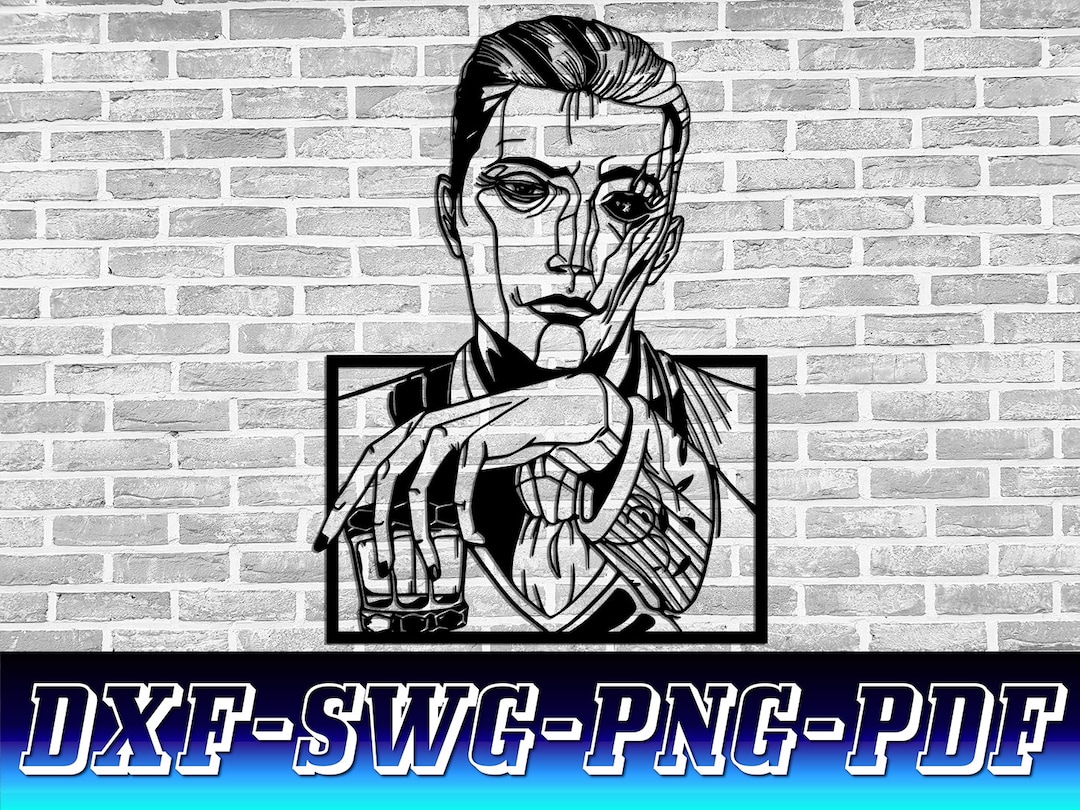 Arcane Silco Svg, Silco (arcane) Dxf, League of Legends Dxf, Lol Svg ...