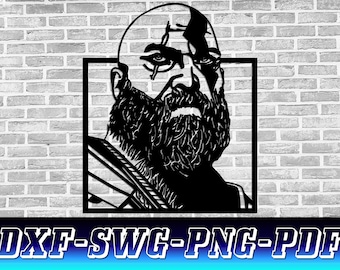 God of War SVG, Kratos SVG, Cricut Cut File, Digital Download - Etsy