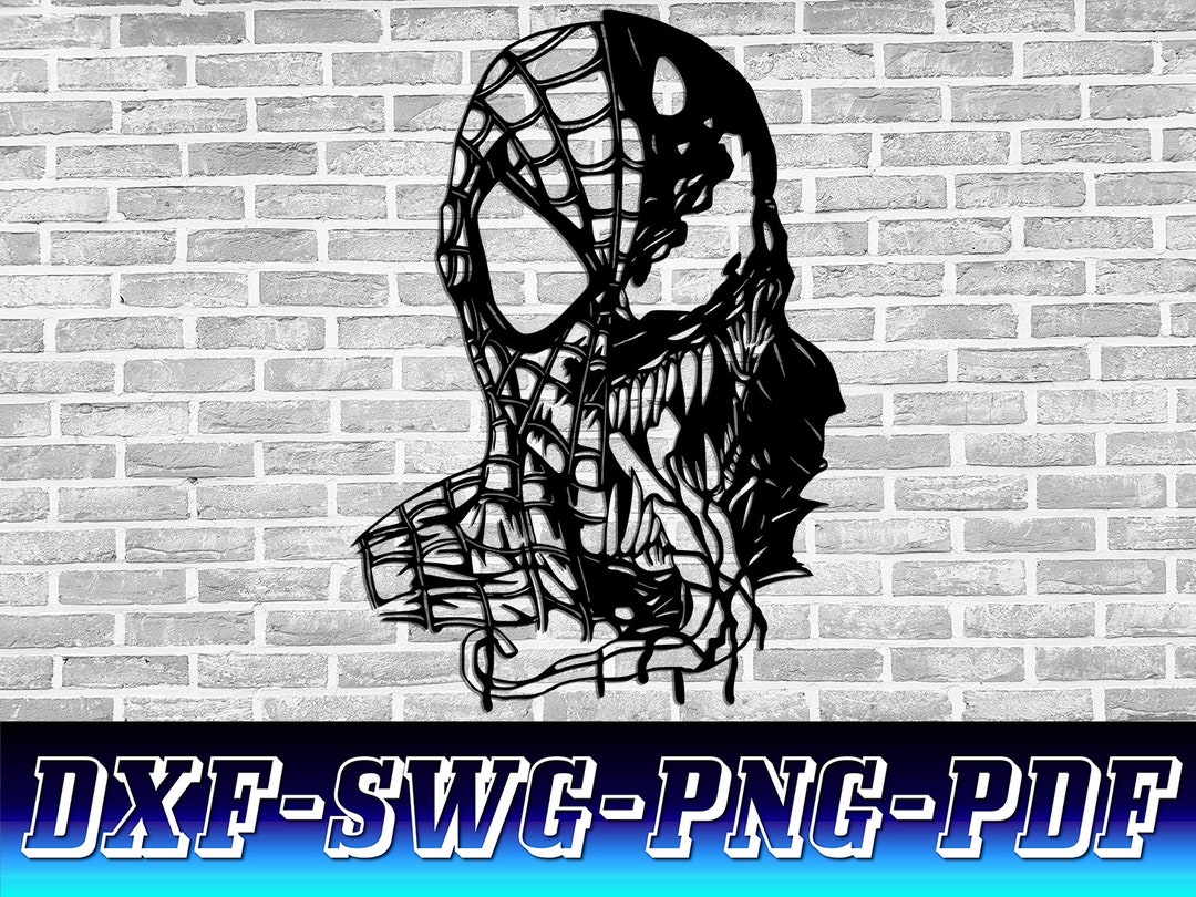 Spiderman Venom SVG Dxf File, Avengers Svg Cut File, Marvel Dxf ...