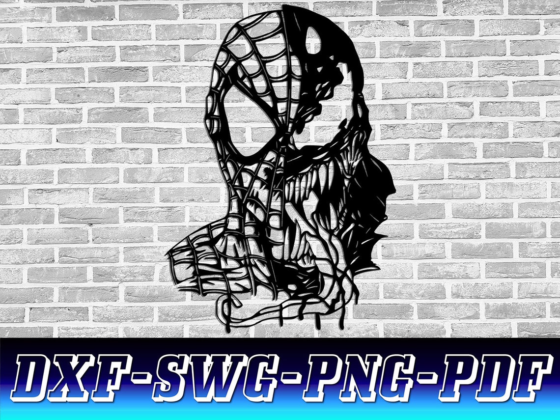 Spiderman Venom SVG Dxf File, Avengers Svg Cut File, Marvel Dxf ...