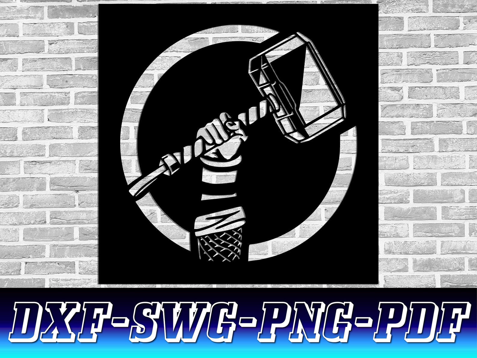 Mjolnir Thor Svg Avengers Svg, Svg Dxf File, Mjolnir Thor Png, Mjolnir ...