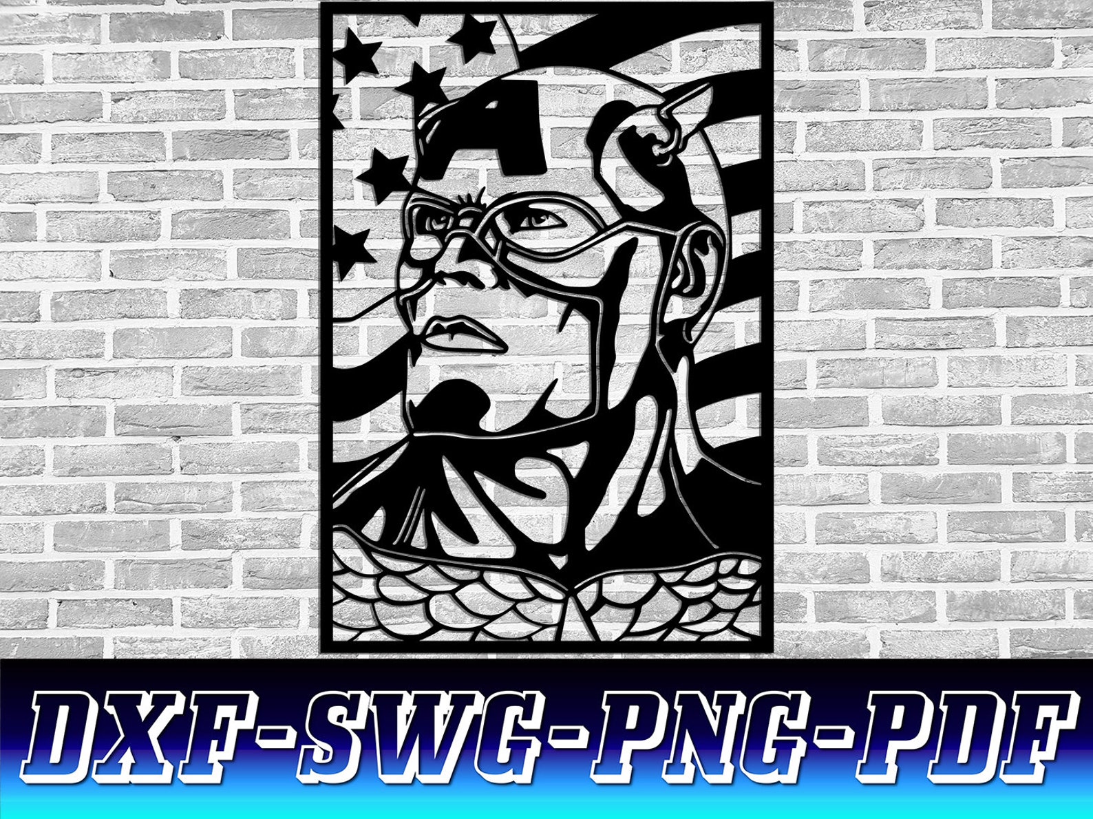 Captain America Svg Avengers Svg, Svg Dxf File, Captain America Png ...