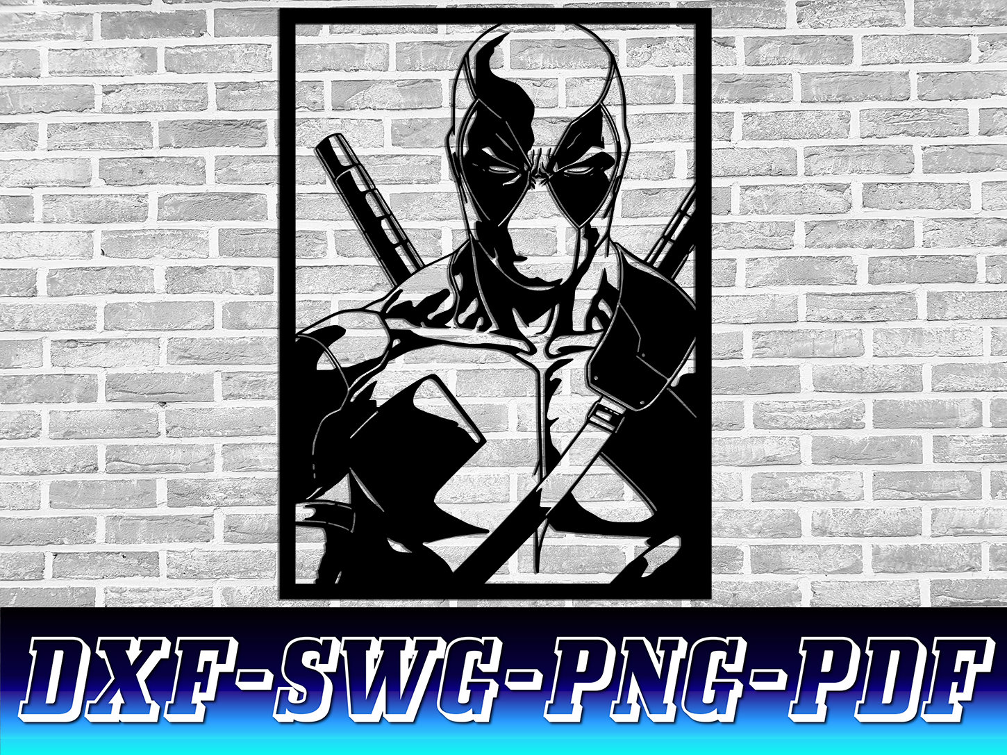 Deadpool SVG Dxf File, Avengers Svg Cut File, Marvel Dxf, Deadpool ...
