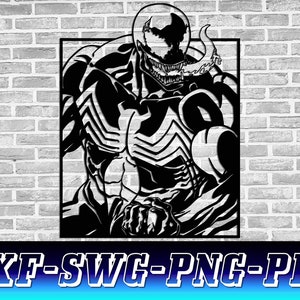 Venom SVG Dxf File, Avengers Svg Cut File, Marvel Dxf, Venom Superhero ...