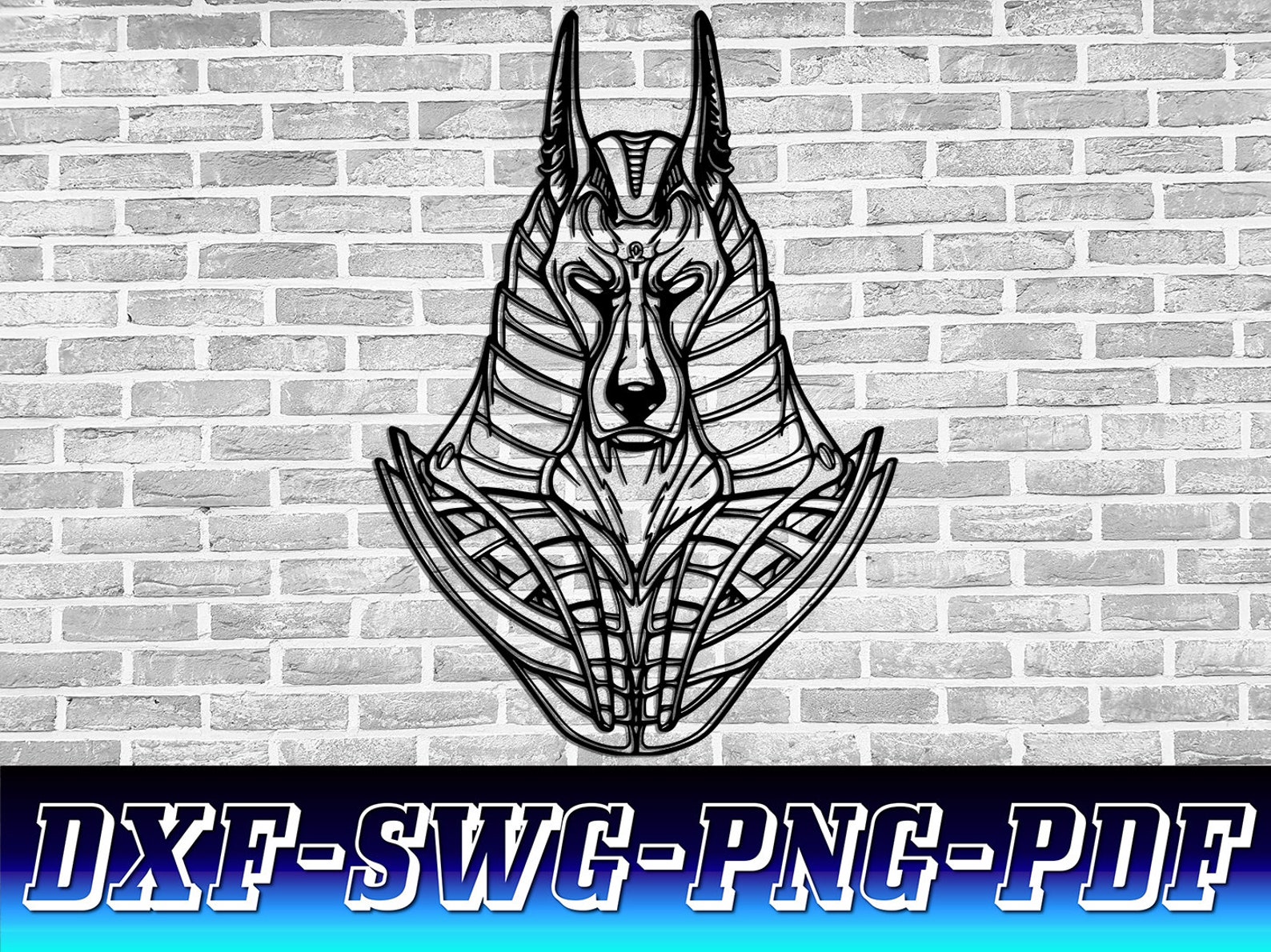 Anubis Svg, Anubis Dxf, Anubis Svg Cut File, Ancient God Anubis Svg ...