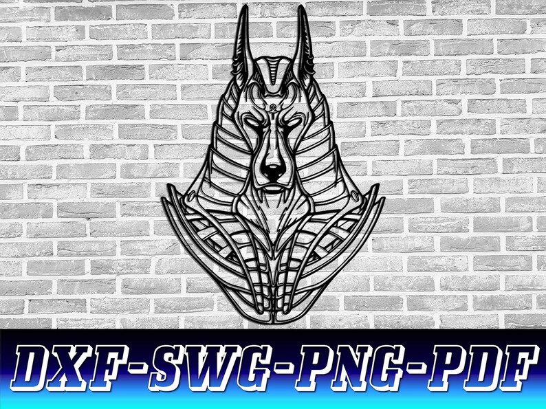 Anubis Svg, Anubis Dxf, Anubis Svg Cut File, Ancient God Anubis Svg ...