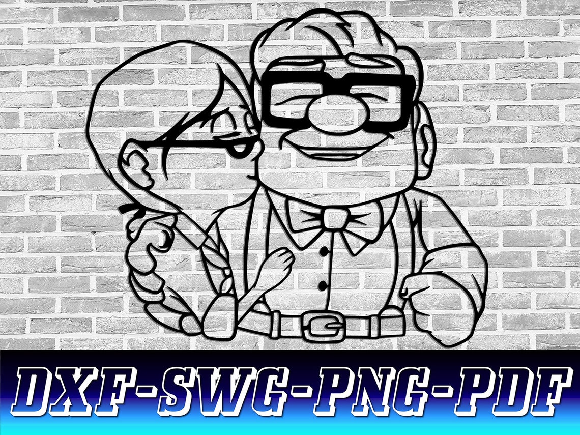 Carl and Ellie Svg Png, up Svg, Carl Svg, Ellie Svg, Her Carl His Ellie ...